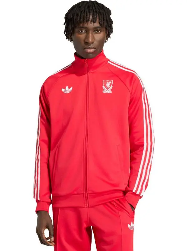 Adidas Liverpool Fc Originals Track Top - Pure Ruby