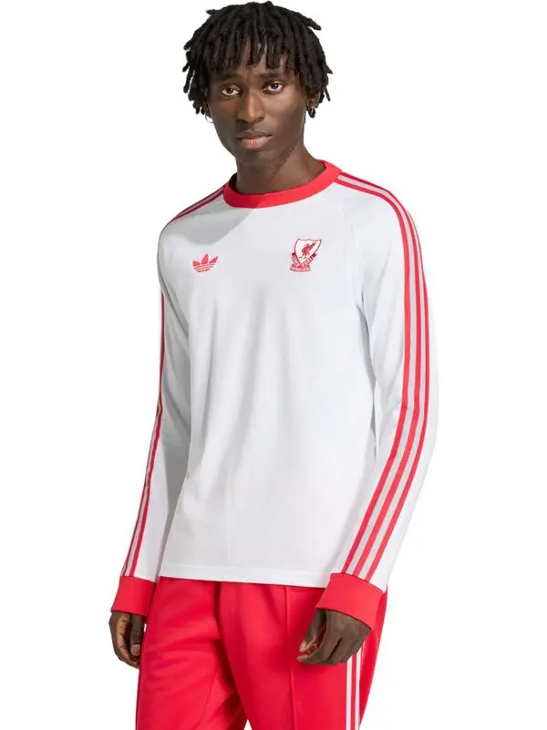 Adidas Liverpool Fc Originals Long Sleeve T-shirt - White