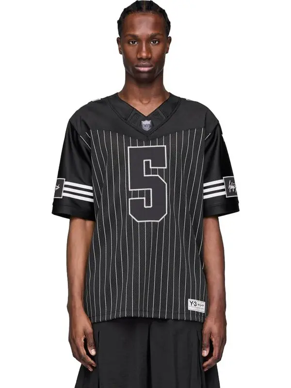 Adidas Y-3 Garret Wilson Football Short Sleeve Shirt - Black