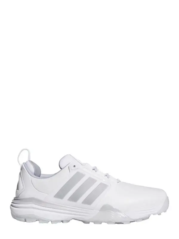 Adidas Spikeless Golf Shoes - Cloud White / Silver Metallic / Halo Silver