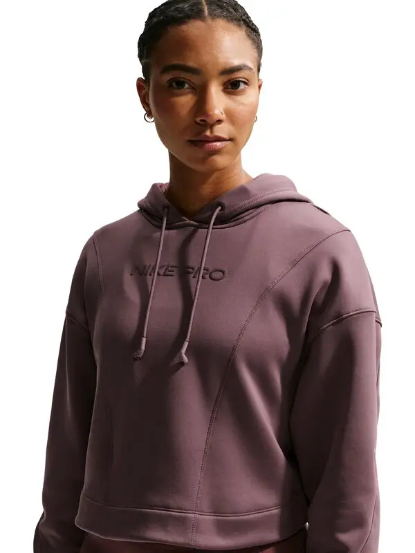 Nike Pro Therma-fit Hoodie - Purple