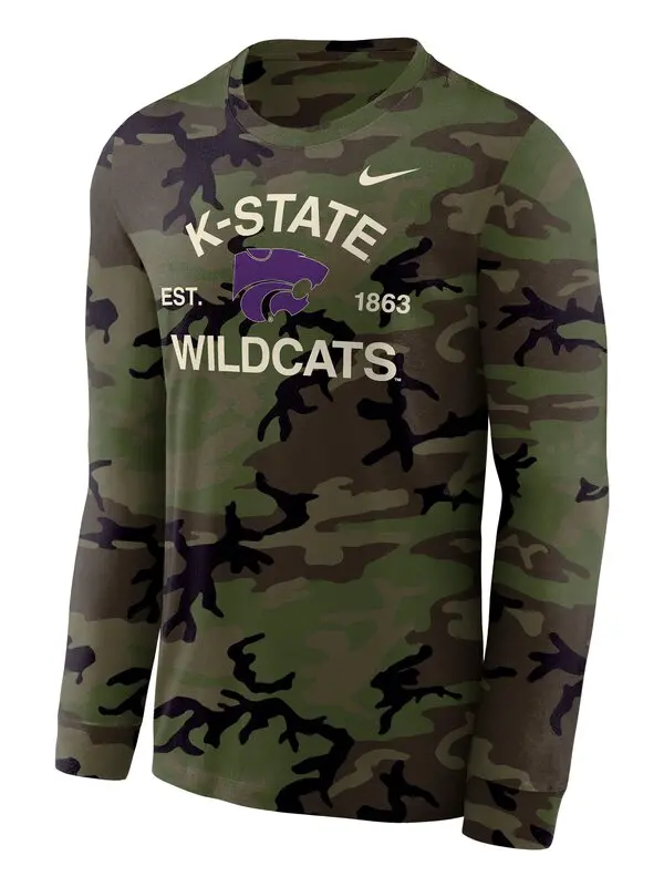 Nike Kansas State Wildcats Legend Dri-fit Long-sleeve T-shirt - Green