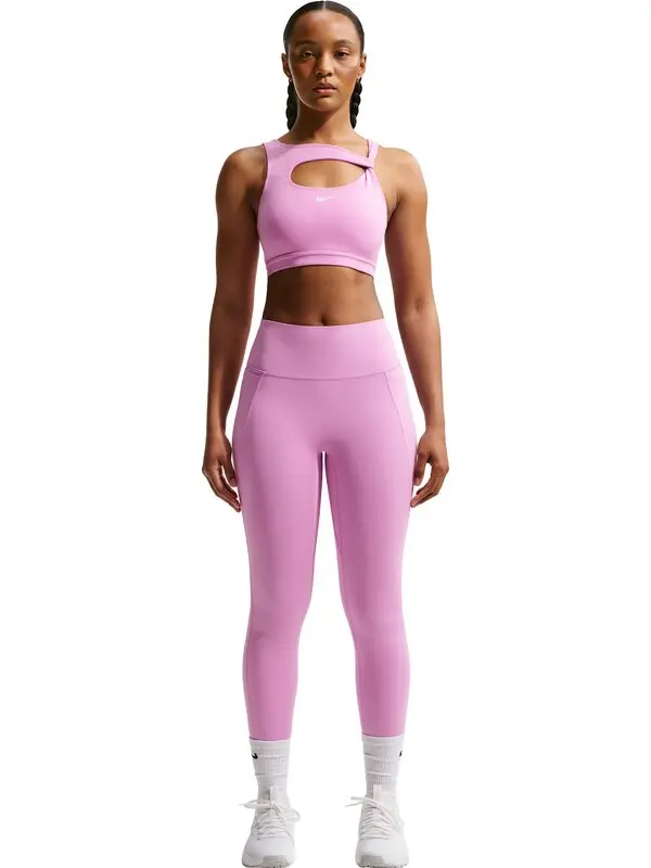 Nike Universa High-waisted 7/8 Leggings With No Front Seam - Purple