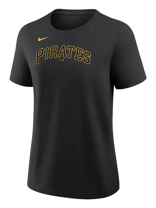 Nike Pittsburgh Pirates Wordmark Mlb T-shirt - Black