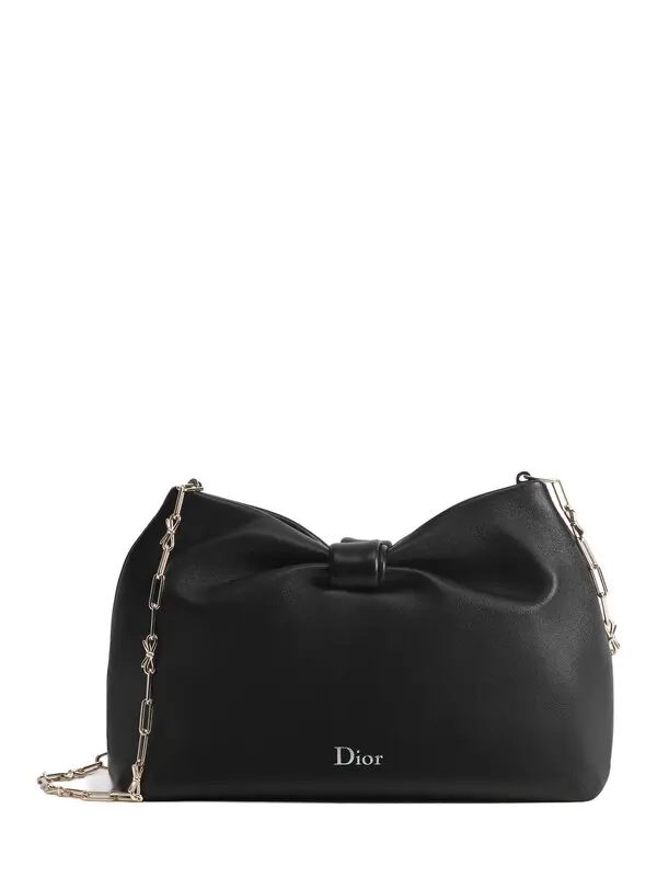 Dior Small Bow Bag - Black Lambskin