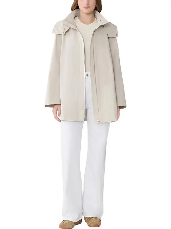 Soia & Kyo Nalani Hooded Raincoat - Light Oak