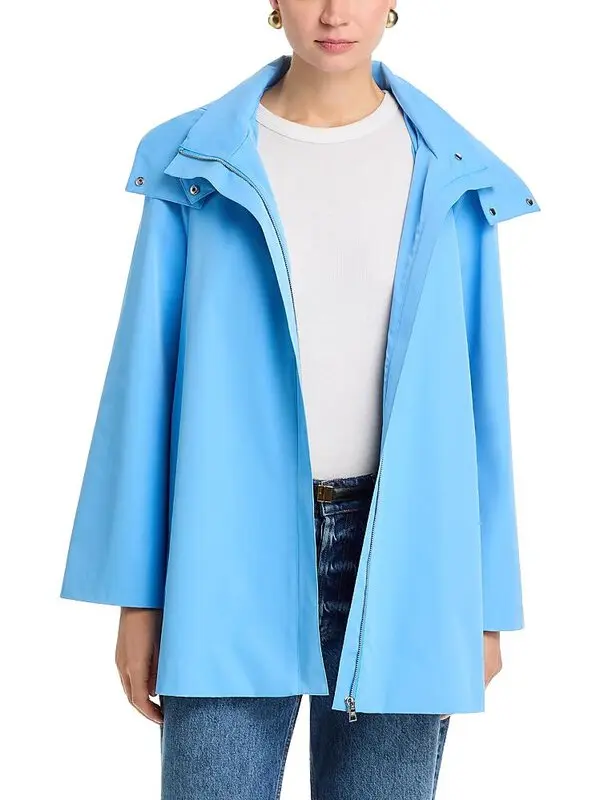 Soia & Kyo Nalani Hooded Raincoat - Poolside Blue