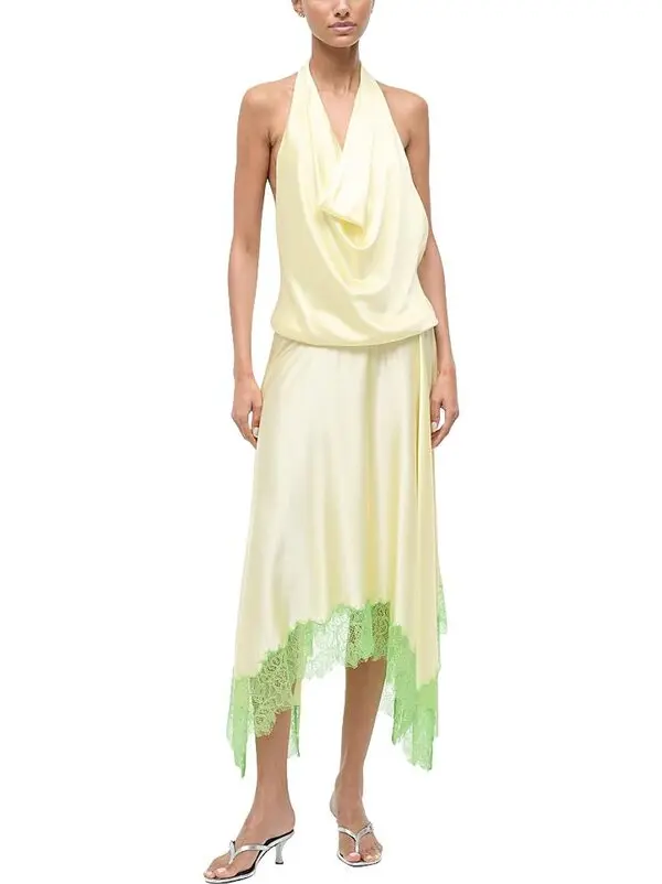 Staud Elira Dress - Key Limes