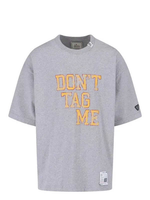 Mihara Yasuhiro Don't Tag Me' T-shirt - Gray