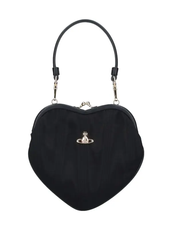 VIVIENNE WESTWOOD Belle Heart Frame Bag - Black