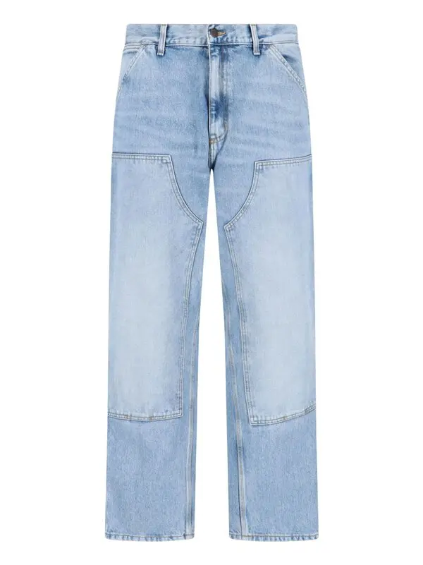 Carhartt Work In Progress Og Double Knee Jeans - Light Blue