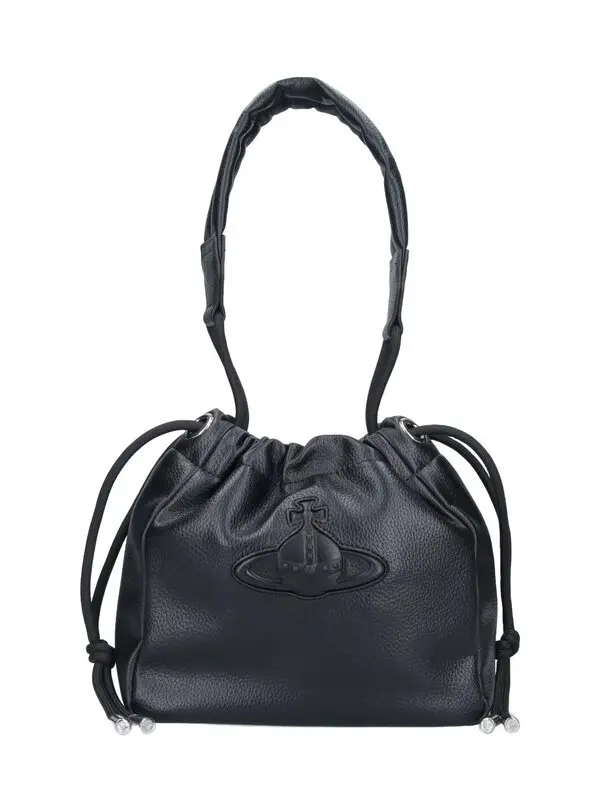 VIVIENNE WESTWOOD Hilary Bucket Bag - Black