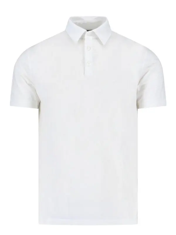 ZANONE Cotton Polo Shirt - White