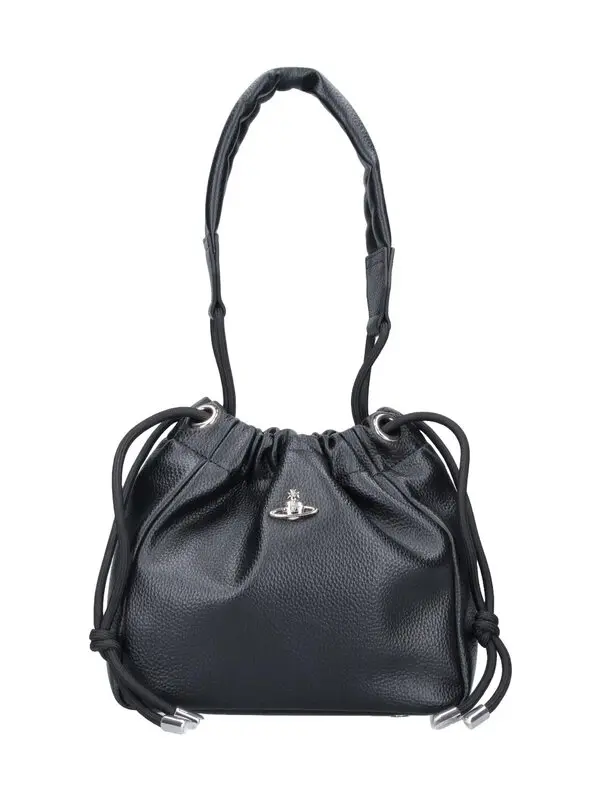 VIVIENNE WESTWOOD Hilary Mini Bucket Bag - Black