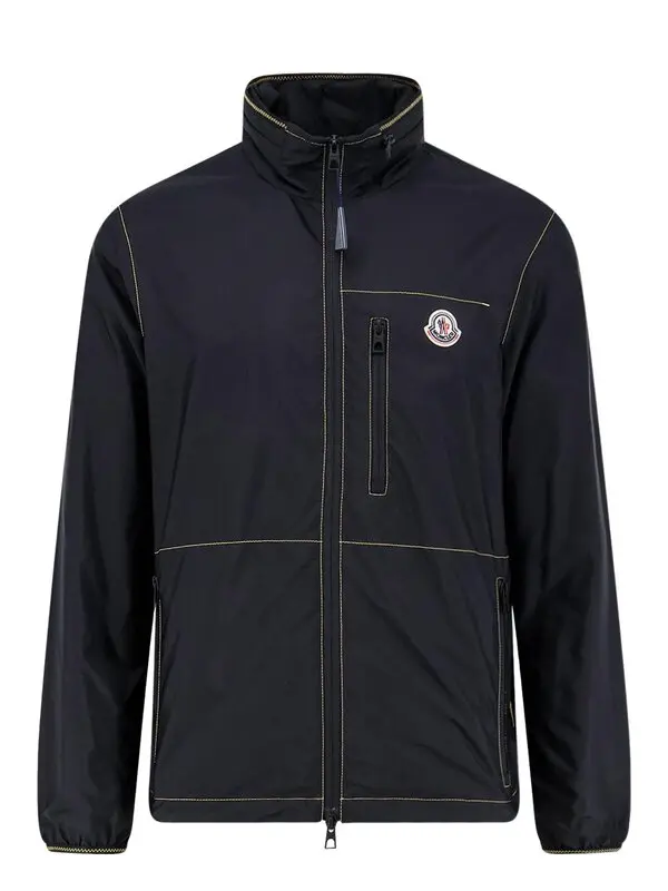 Moncler Arrakis Jacket With Stitching - Black