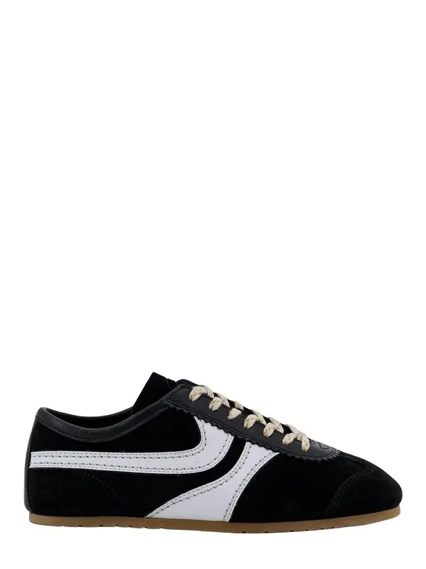 Dries Van Noten Suede Sneakers - Black
