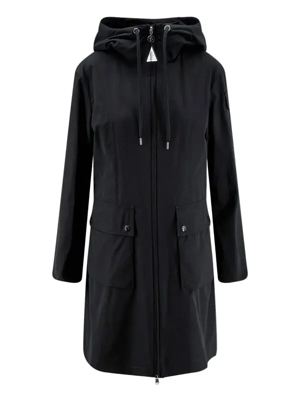 Moncler Laerte Long Jacket - Black