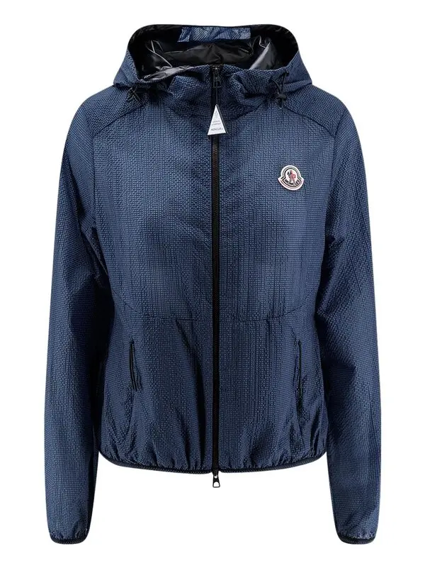Moncler Edasic Jacket With Elastic Profiles - Blue