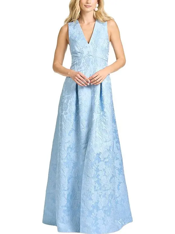SACHIN AND BABI Brooklynne Gown - Ice Blue