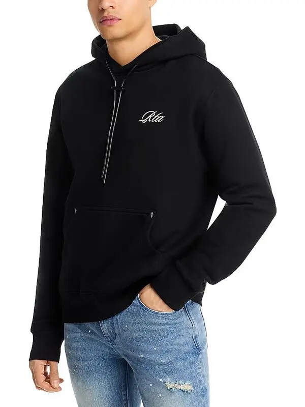 RtA Palm Tree Logo Hoodie - Black Rta Members