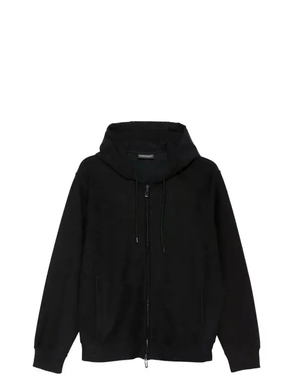 Emporio Armani Zip-up Hoodie - Blue