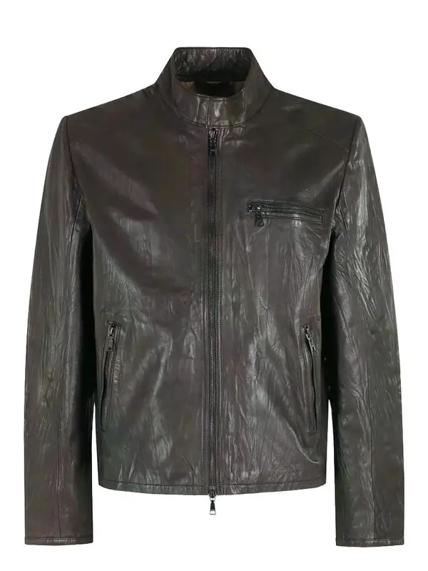 Seventy Zip-up Jacket - Brown