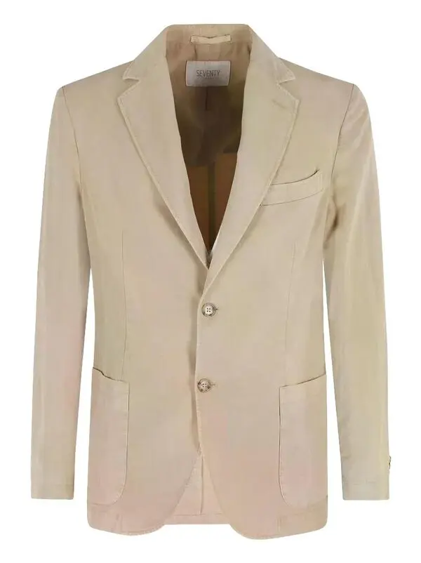 Seventy Notched-lapels Patch-pockets Blazer - Neutrals