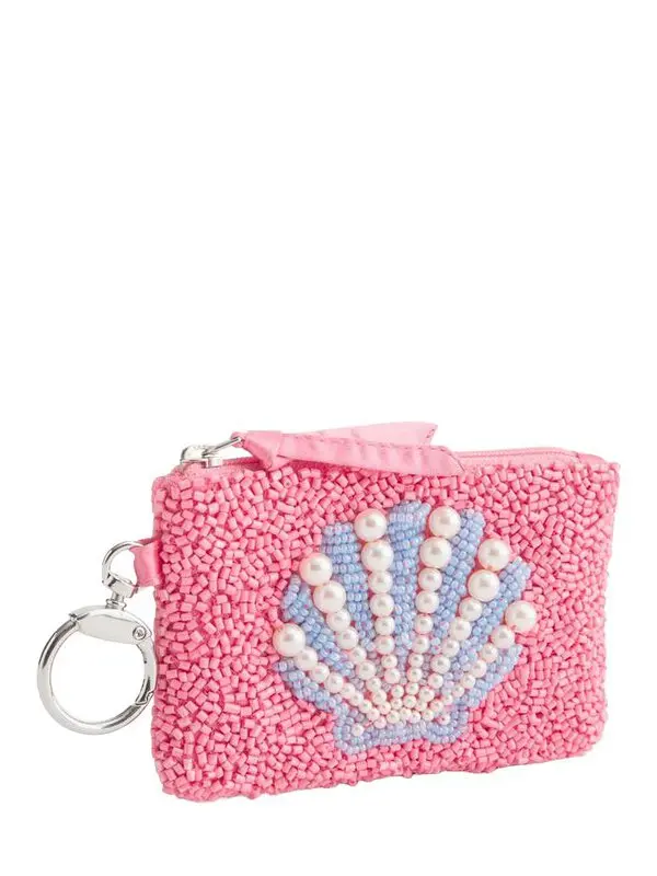VERA BRADLEY Beaded Zip Pouch - Pink