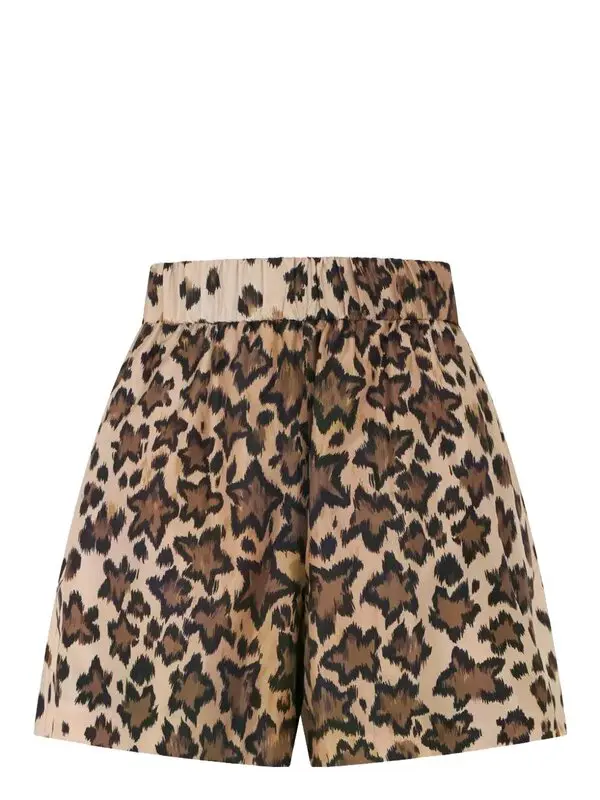 Red Valentino Star Print Shorts - Neutrals