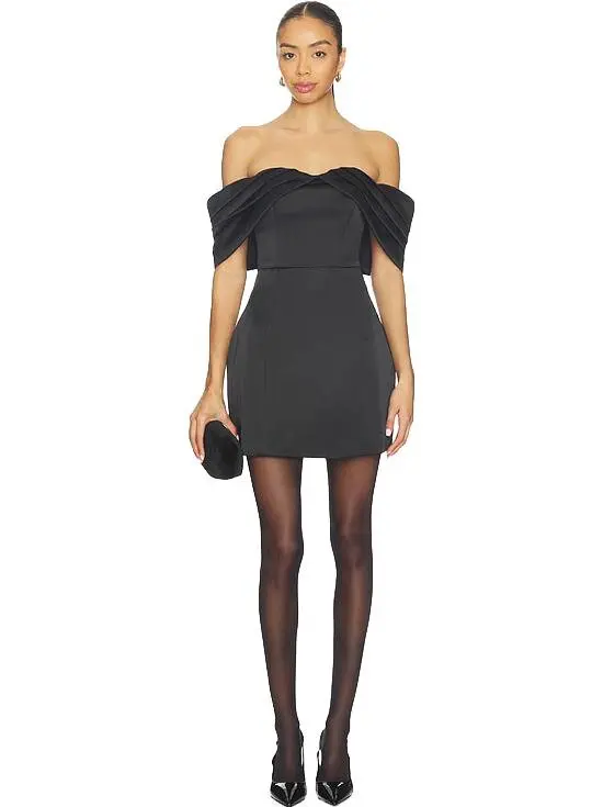 ELLIATT Hope Tulip Mini Dress - Black