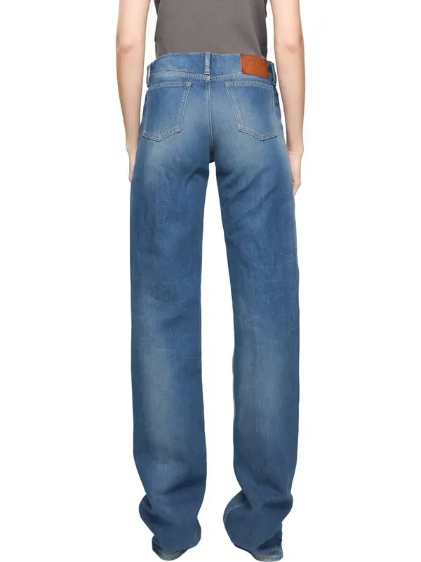 Acne Studios Denim Trousers - Mid Blue