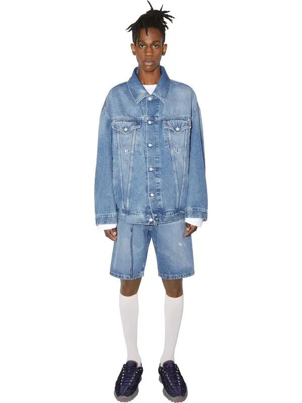 Acne Studios Oversized Denim Jacket - Mid Blue