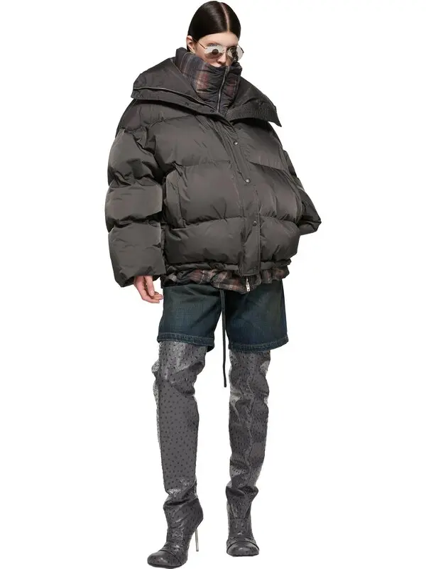 Acne Studios Oversized Puffer Down Jacket - Dark Grey,multi
