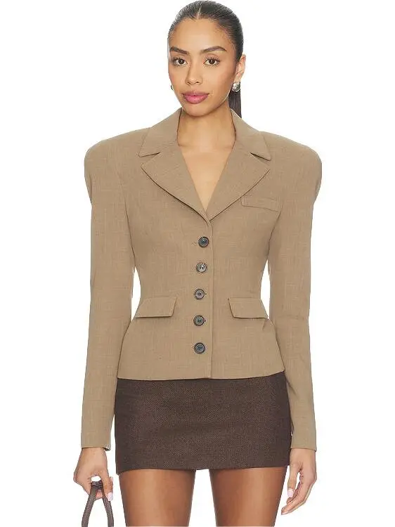 Magda Butrym Tailored Blazer - Beige