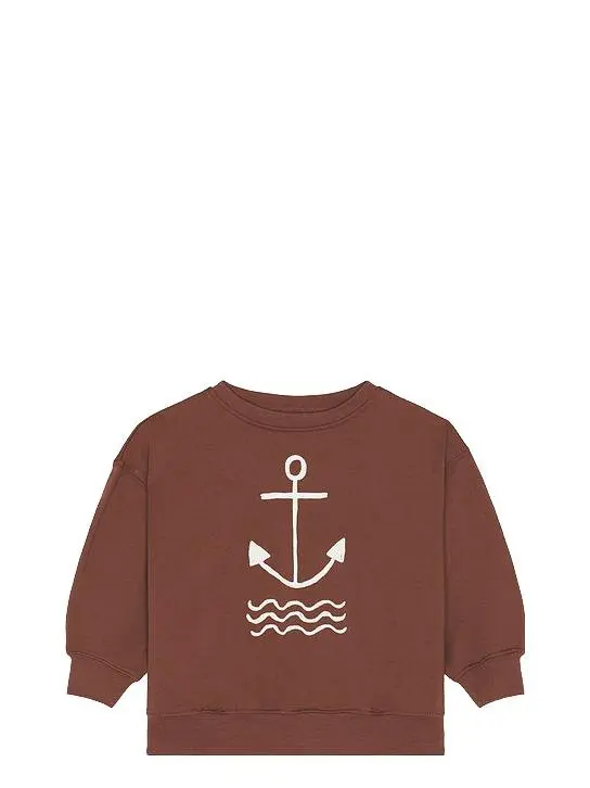 RYLEE + CRU Relaxed Graphic Sweatshirt - Anchor