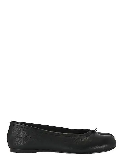 Steve Madden Calico Ballet Flat - Black Leather