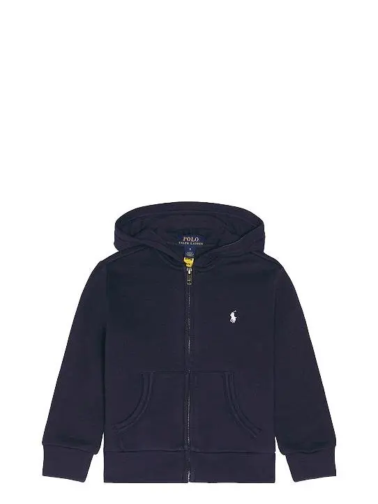 Polo Ralph Lauren Long Sleeve Full Zip Hoodie - Newport Navy
