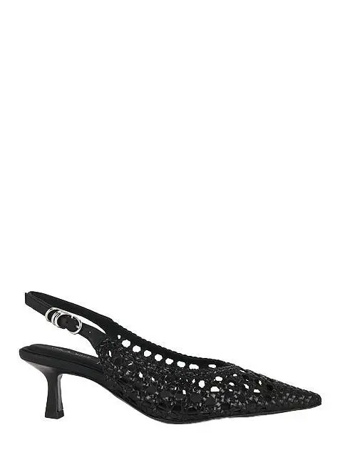 Rag & Bone Brynn Slingback Heel - Black Woven