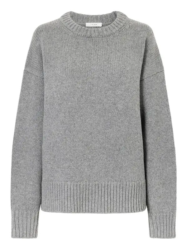 THE ROW Ophelia Oversized Wool And Cashmere-blend Sweater - Gray