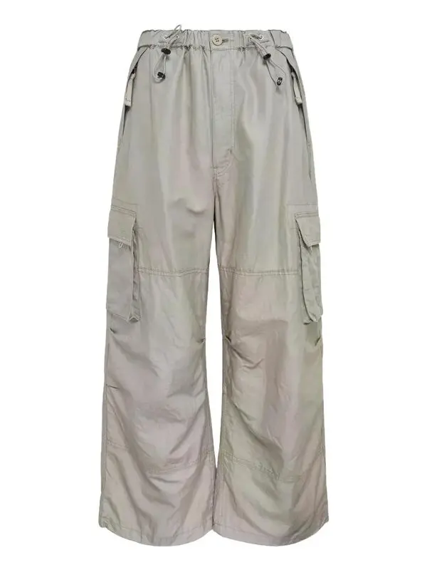 Comme Des Garçons Elasticated-waist Cargo Pants - Grey