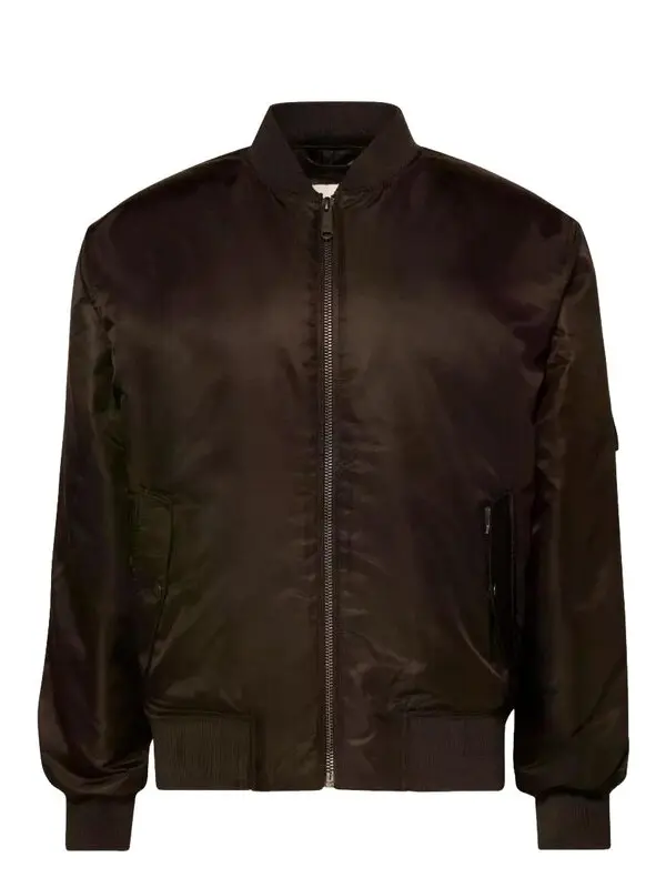 Calvin Klein Logo Bomber Jacket - Black