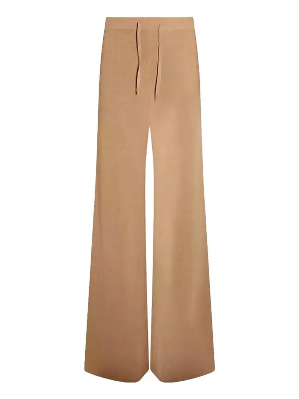 YVES SALOMON Knit Wide-leg Trousers - Neutrals