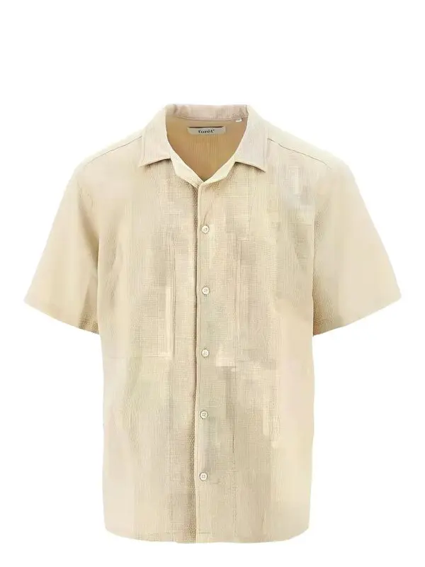 FORET Lagoon Giro Chest-pocket Shirt - Neutrals