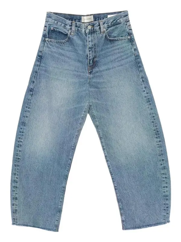 FRAME Frayed Bubble Trousers - Blue