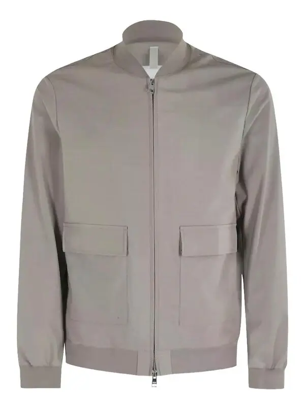 DUNO Patch-pocket Zip-up Jacket - Neutrals