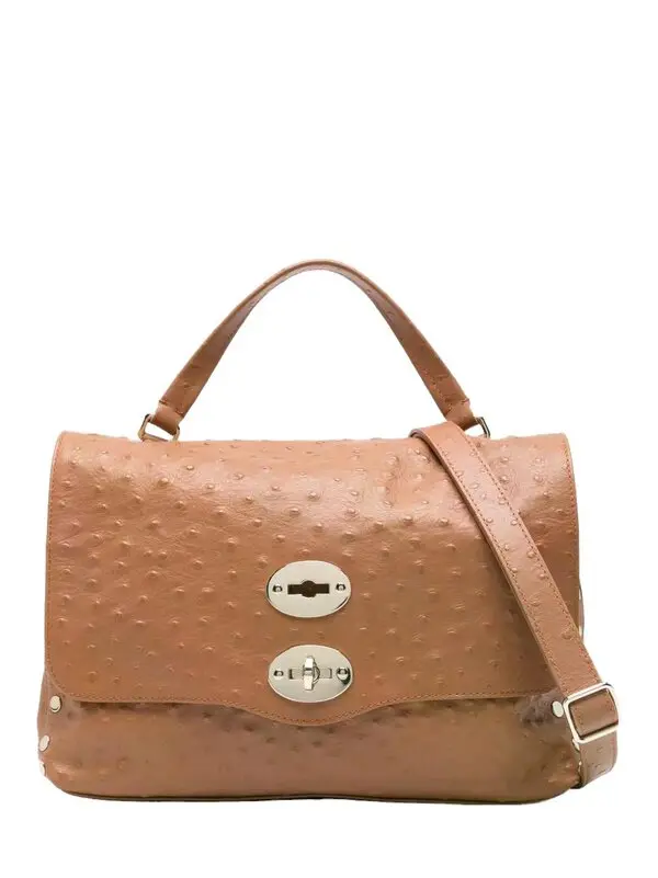 ZANELLATO Studded Top-handle Tote - Brown