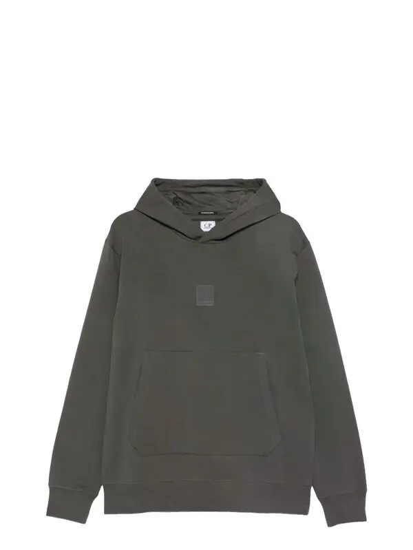 C.P. COMPANY Logo-detail Hoodie - Grey
