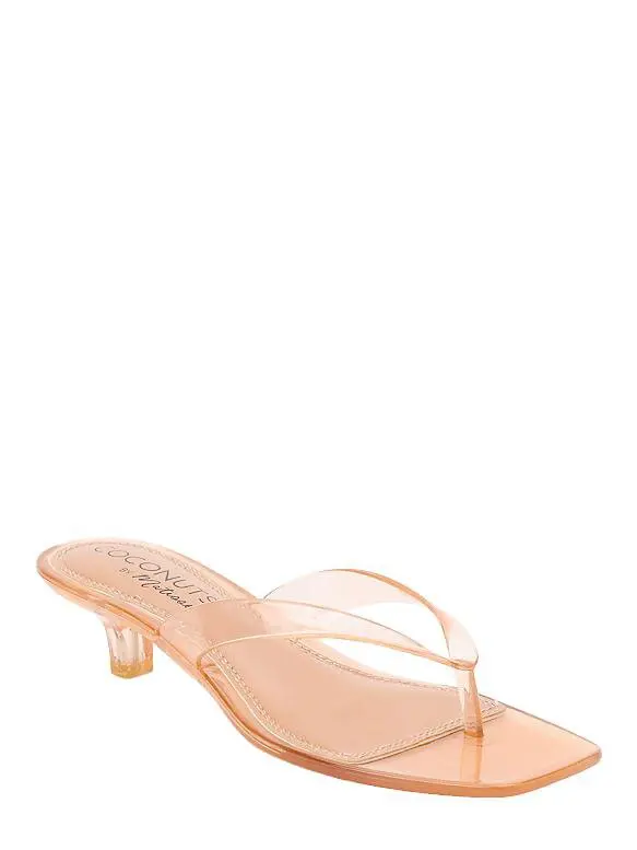 Matisse Margo Flip-flop Kitten Heel Sandals - Natural