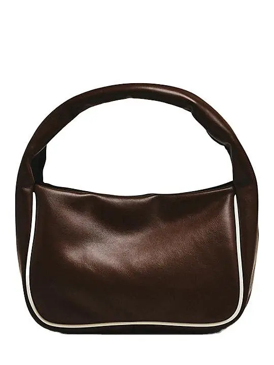MELIE BIANCO Jordan Slouchy Mini Top Handle Bag - Chocolate