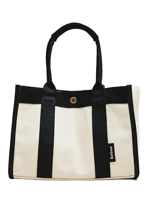 Barbour Selena Cotton Mini Tote - Ecru